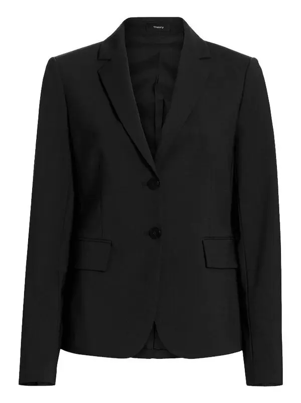 Theory Carissa Wool Blazer - Black