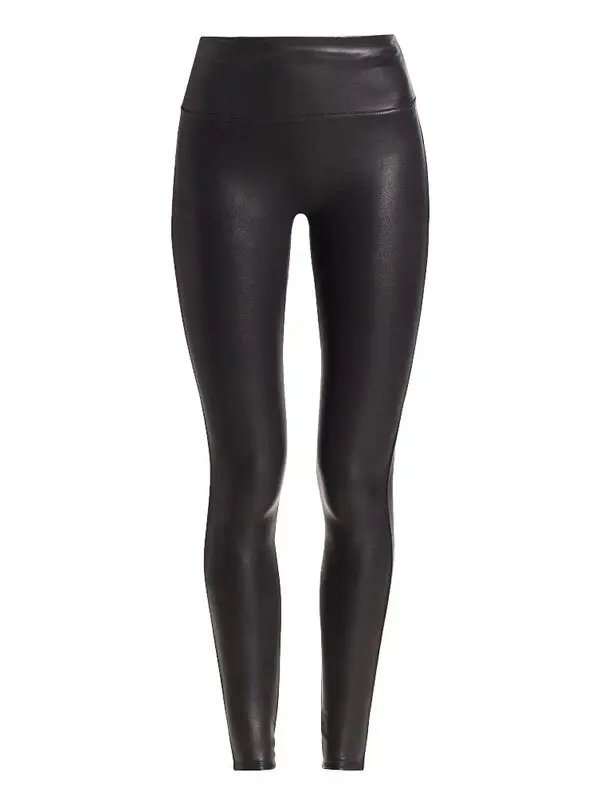 Spanx Faux Leather Leggings - Black