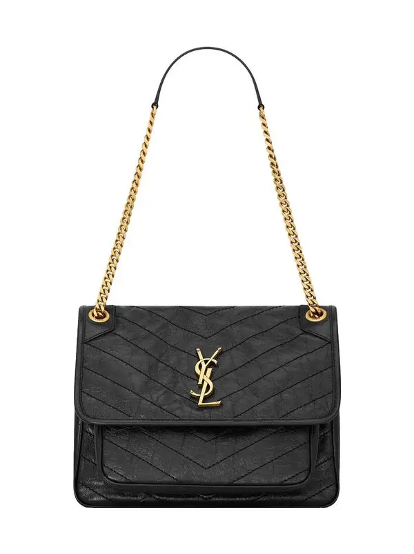 Saint Laurent Niki Shoulder Bag - Black