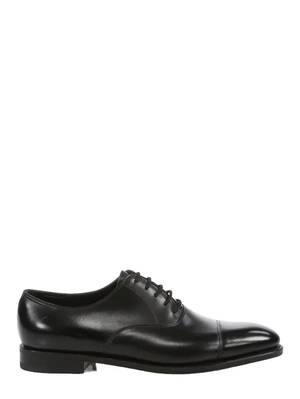 John Lobb City Ii Leather Oxford Loafers - Black
