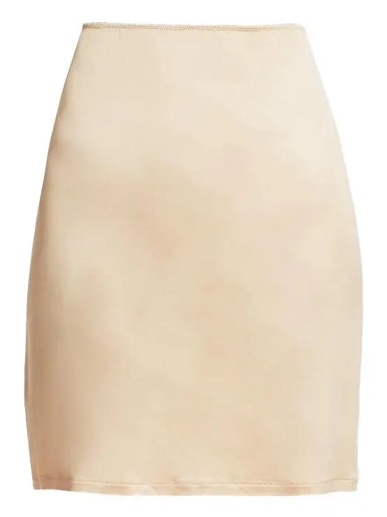 Hanro Satin Deluxe Half Slip - Black