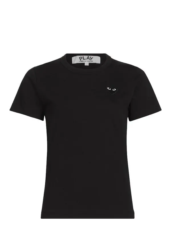 Play Comme Des Garcon Heart T-shirt - Black