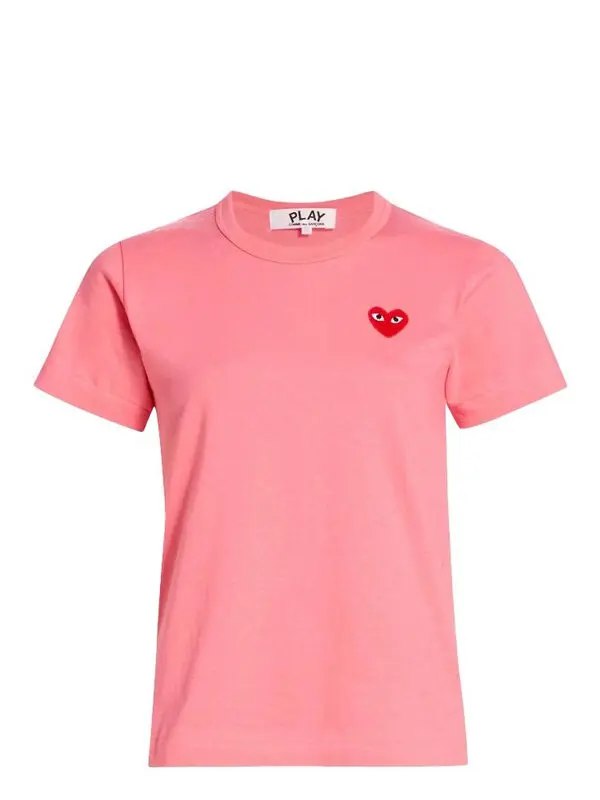 Play Comme Des Garcon Heart T-shirt - Pink