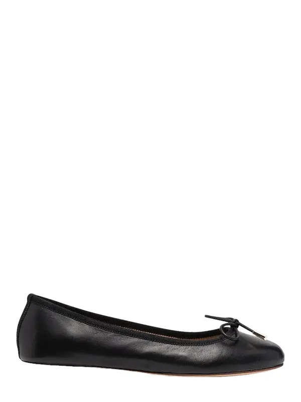 SCAROSSO Carla Ballerina Shoes - Black