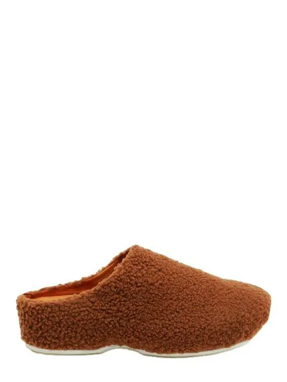 Rosetta Getty Closed Shearling Ecco Clogs - Red