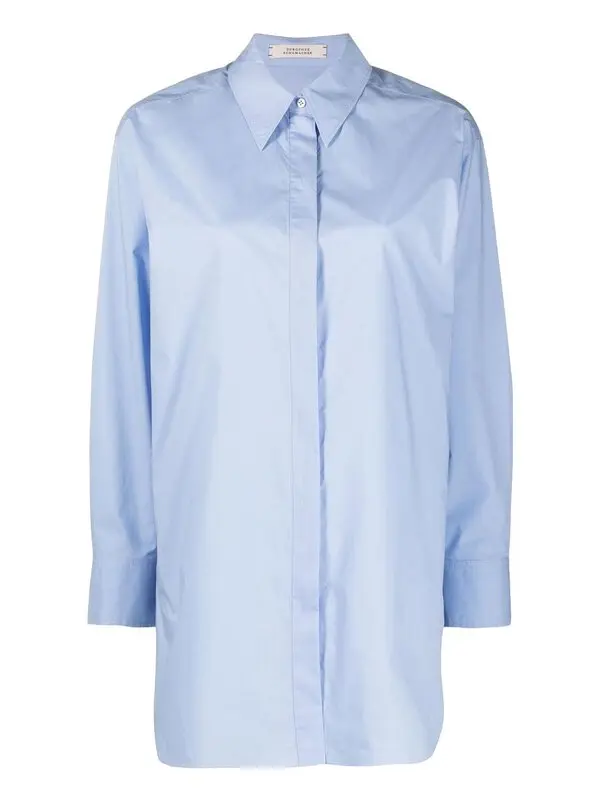 Dorothee Schumacher Oversized Cotton Shirt - Blue