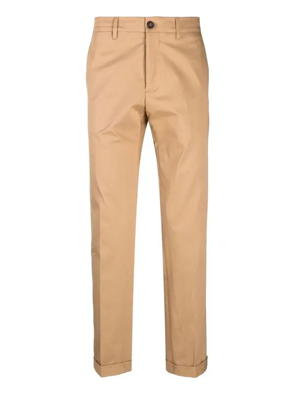 GOLDEN GOOSE Pressed-crease Slim-cut Chinos - Neutrals