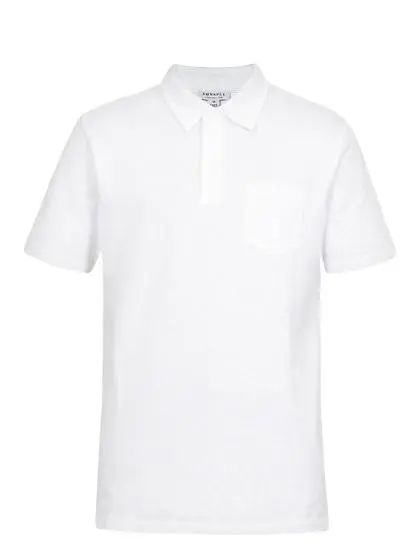 Sunspel Riviera Slim-fit Cotton-piqué Polo Shirt - White