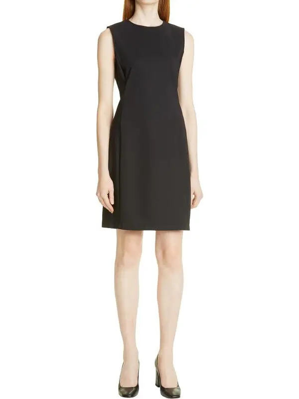 Theory K. Preci Sleeveless Sheath Dress - Blk
