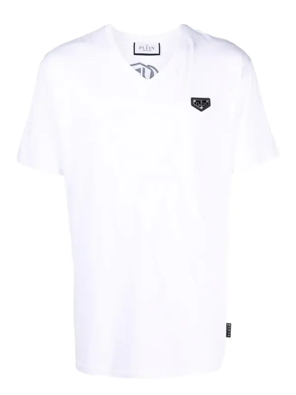 Philipp Plein No Limits Rhinestone-embellished T-shirt - White