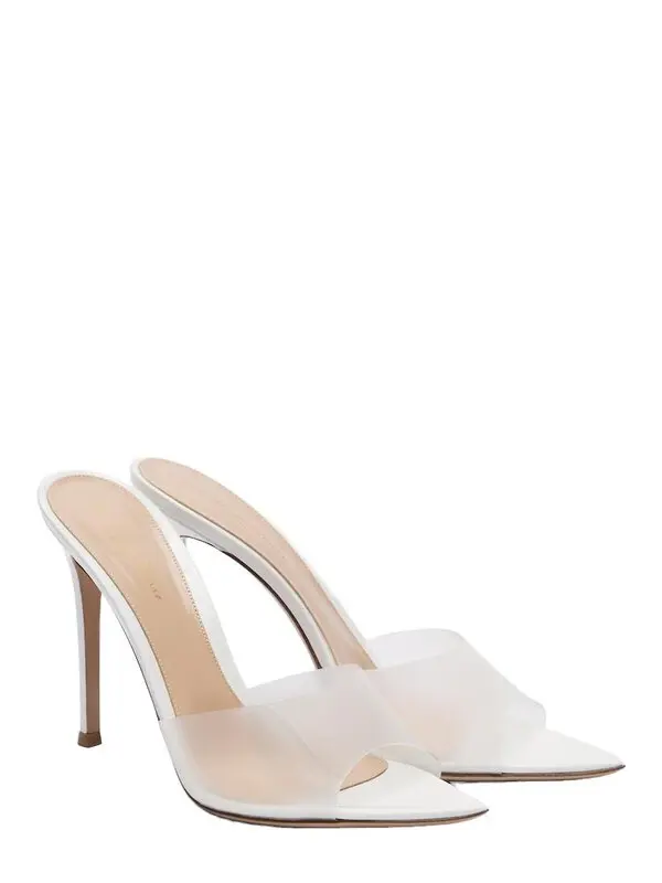 GIANVITO ROSSI Elle 105 Tpu Mules - White