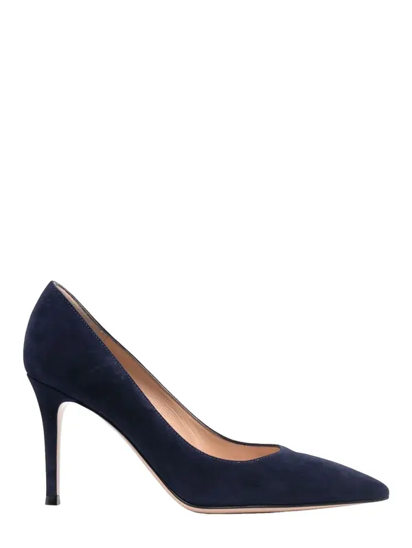 GIANVITO ROSSI 85mm Suede Pumps - Blue