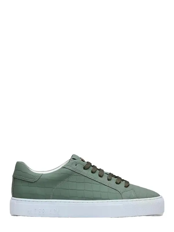 HIDE&JACK Essence Croc-embossed Sneakers - Green