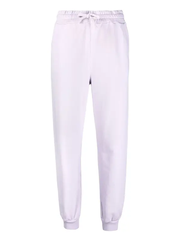 Red Valentino Logo-print Cotton Track Pants - Purple