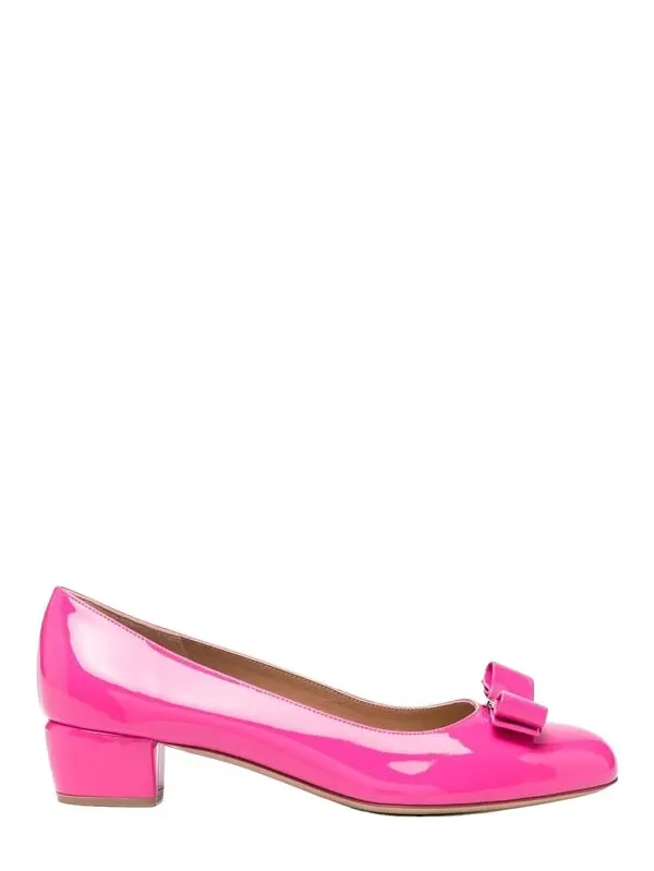 FERRAGAMO Vara Bow-detail Pumps - Pink