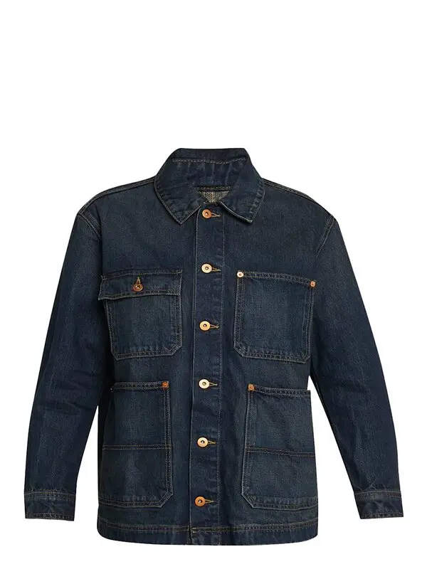 SLVRLAKE Worker Denim Utility Jacket - Shakey Gro