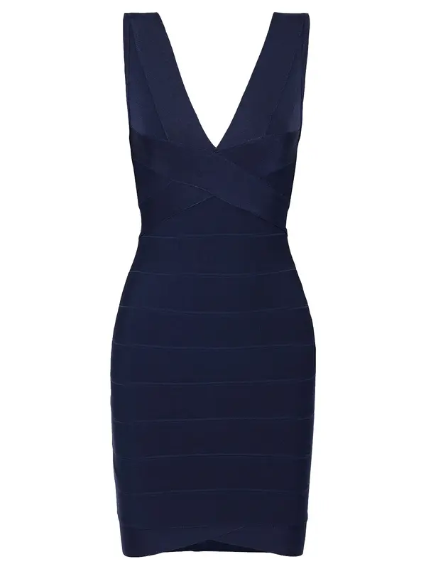 Herve Leger Bandage Mini Dress - Navy