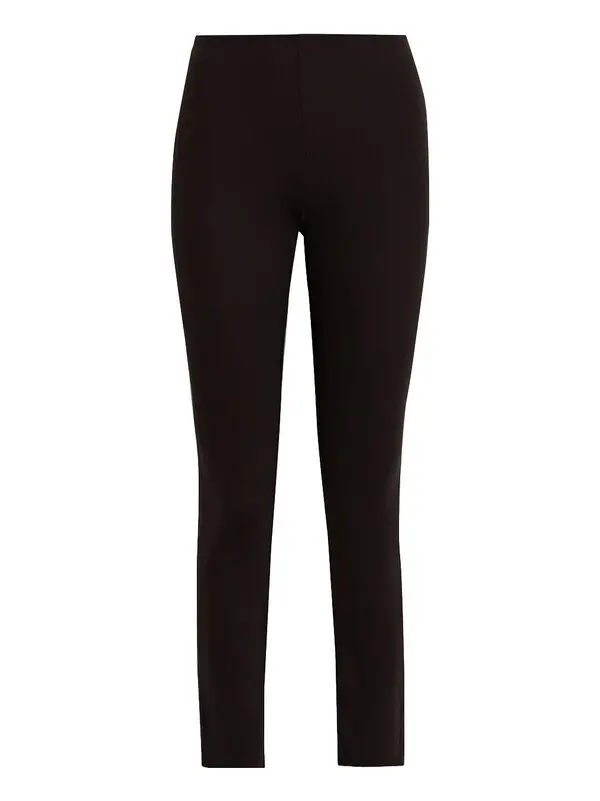 Theory Neoprene Leggings - Dark Brown