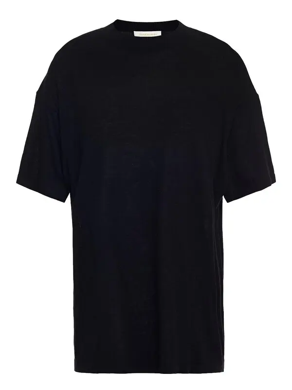 Zimmermann Knitted Top - Black