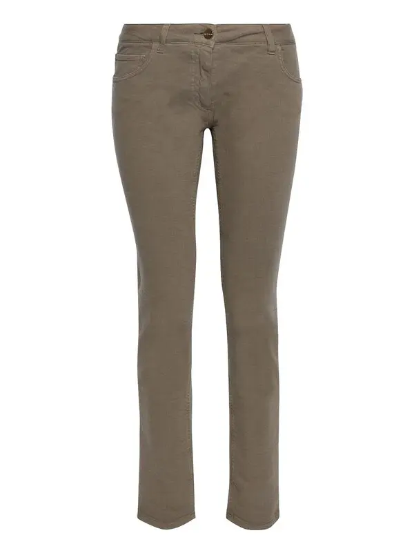 Etro Low-rise Skinny Jeans - Mushroom
