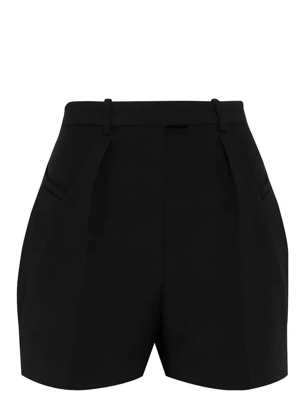 IRO PARIS Optik Pleated Shorts - Black