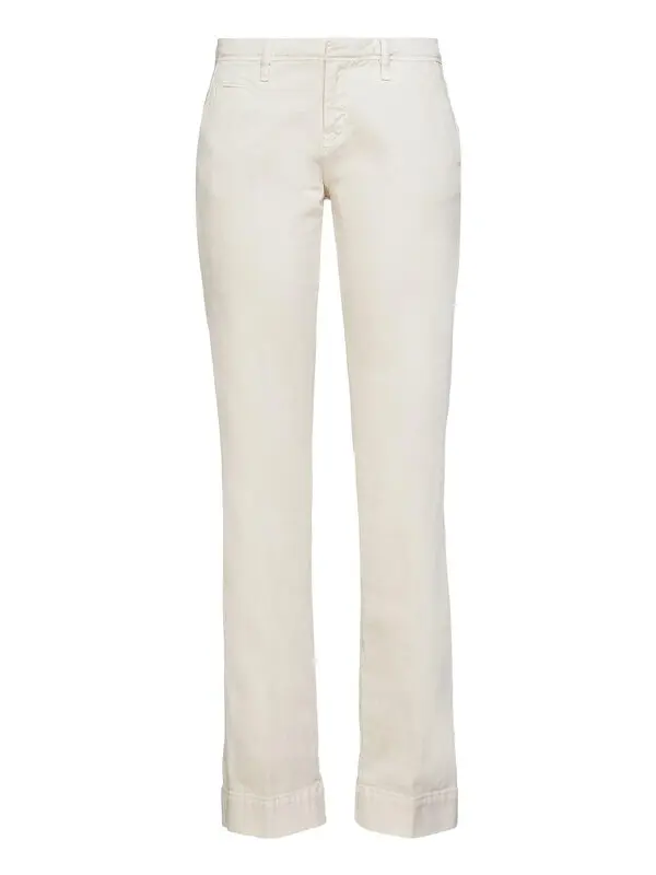 Ba&sh Ross Cotton-blend Twill Bootcut Pants - Beige