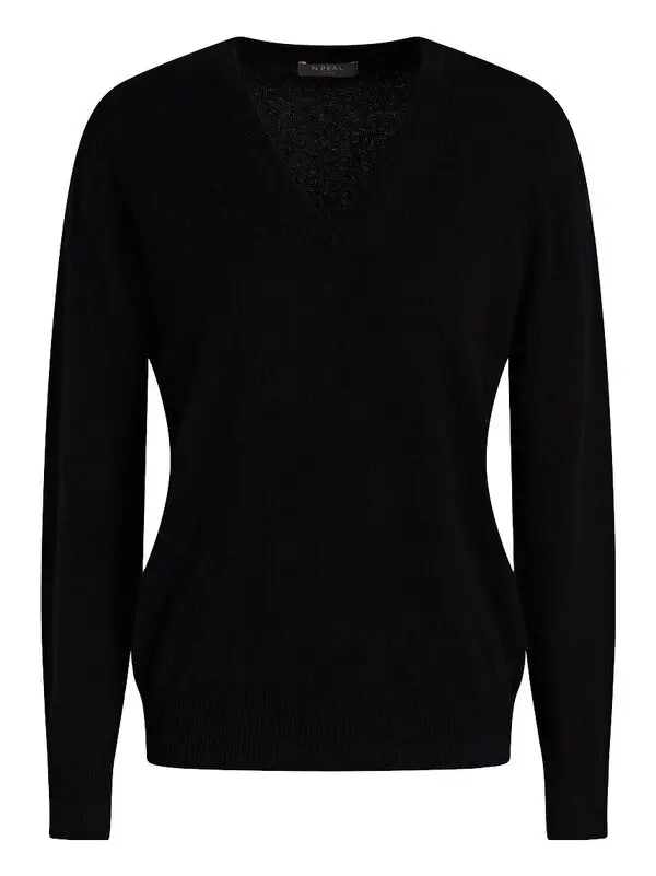 N.peal Cashmere Sweater - Black
