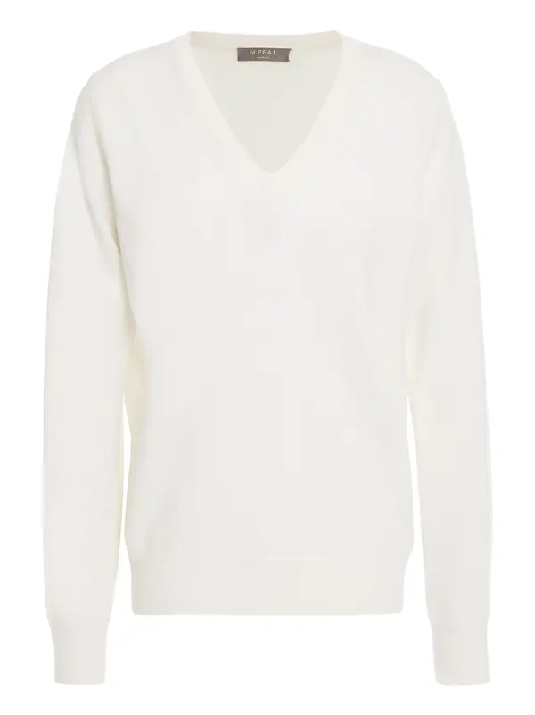 N.peal Cashmere Sweater - Ivory