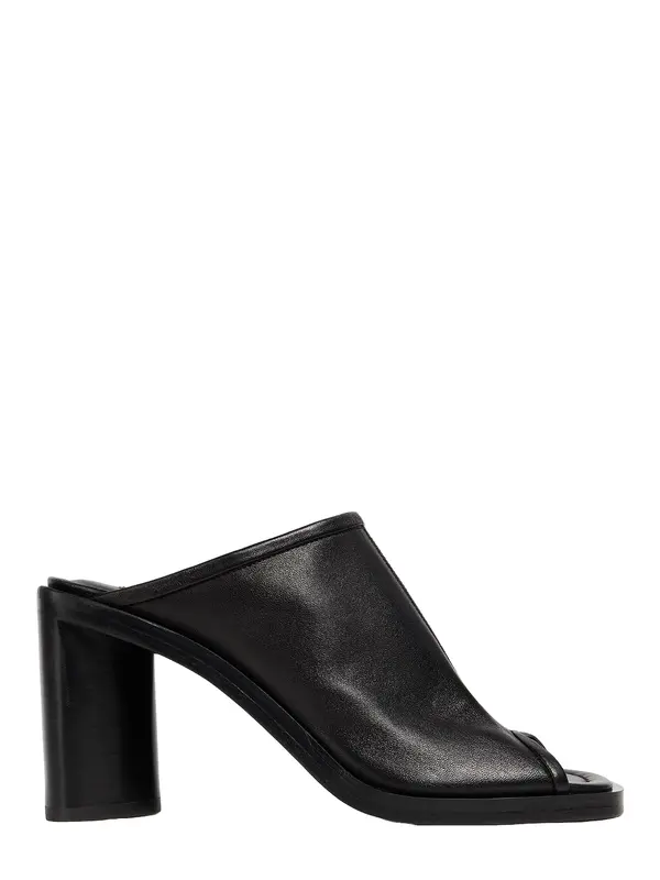 Acne Studios Leather Mules - Black