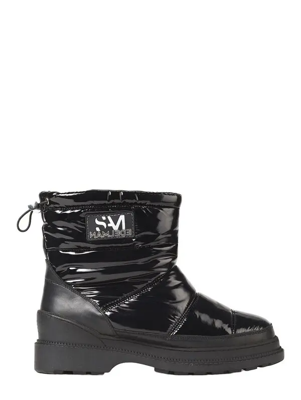 Sam Edelman Carlton Leather-trimmed Coated-shell Snow Boots - Black