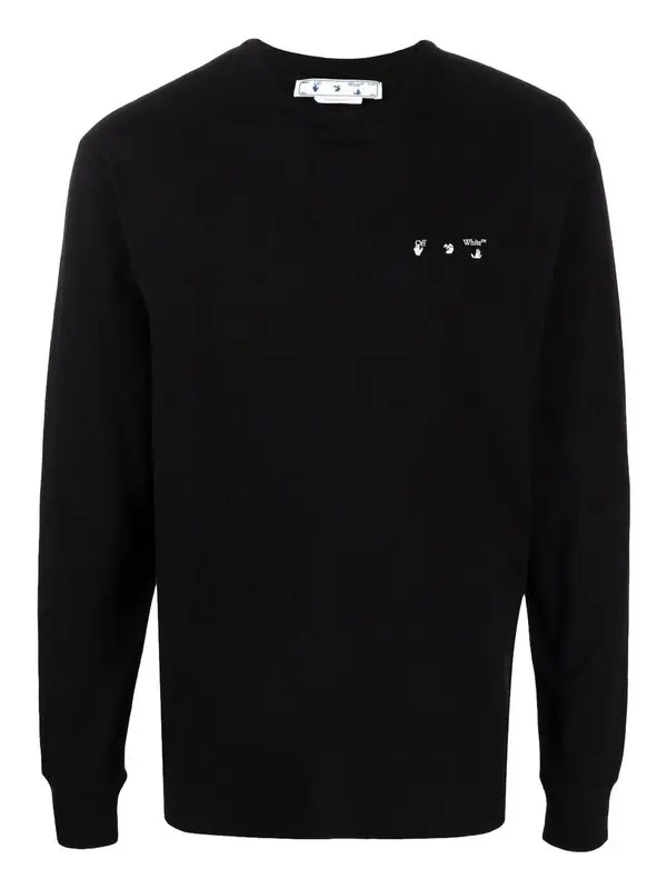 Off-White Caravaggio Paint Long-sleeve T-shirt - Black