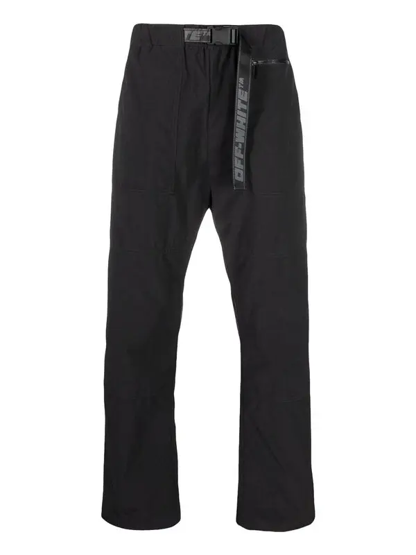 Off-White Industrial Straight-leg Trousers - Black