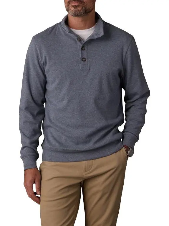 THE NORMAL BRAND Puremeso Mock Neck Top - Bluestone