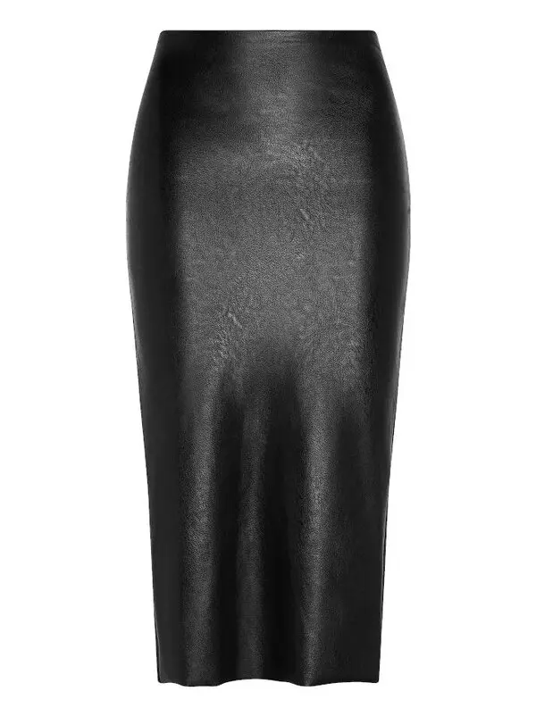 Commando Faux-leather Pencil Skirt - Black