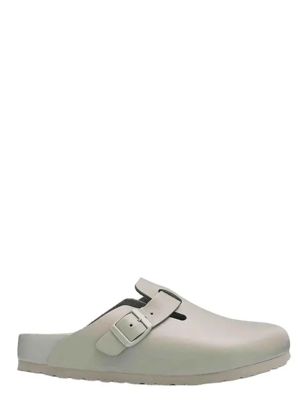 BIRKENSTOCK Arizona Chunky Leather Platform Sandals - Grey