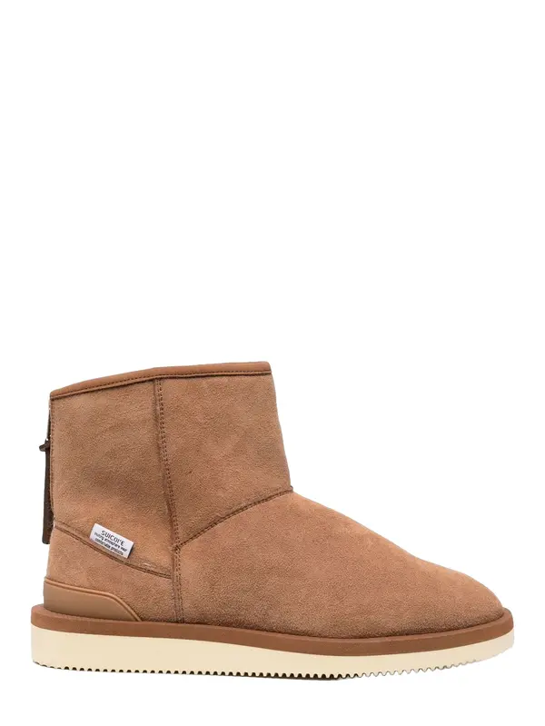 Suicoke Shearling Ankle Boots - Brown