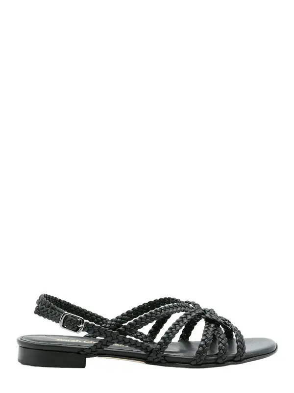 STUDIO CHOFAKIAN Flat Sea Sandals - Black