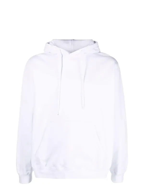 MSGM Logo-print Hooded Jumper - White