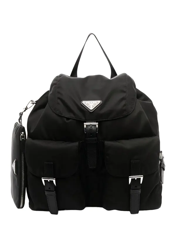 Prada Re-nylon Backpack - Black