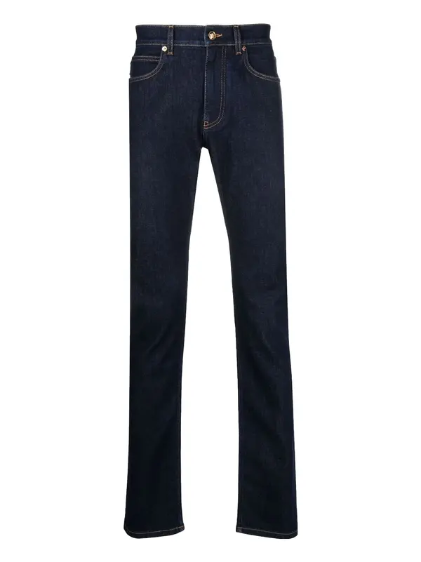 Versace Slim-fit Mid-rise Jeans - Blue