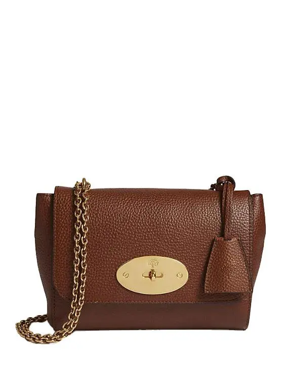 Mulberry Lily Grained-leather Shoulder Bag - Oak