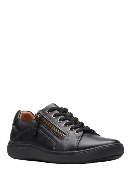 Clarks Nalle Lace-up Sneaker - Black/black