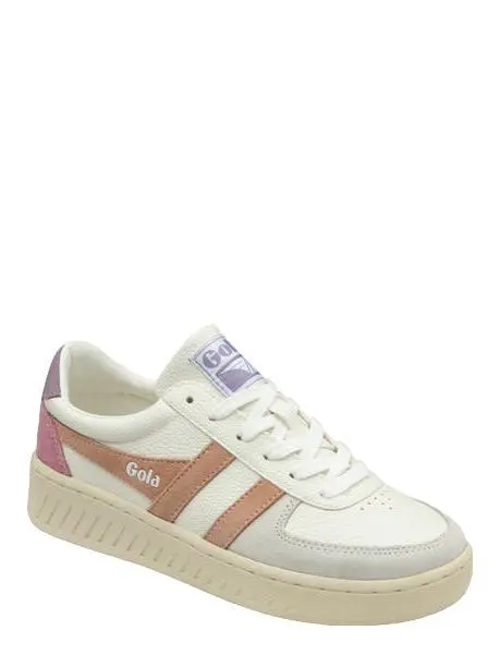 Gola Classics Grandslam Trident Sneaker - White/cameo/lily