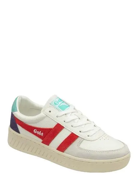 Gola Classics Grandslam Trident Sneaker - White/coral/sea Mist