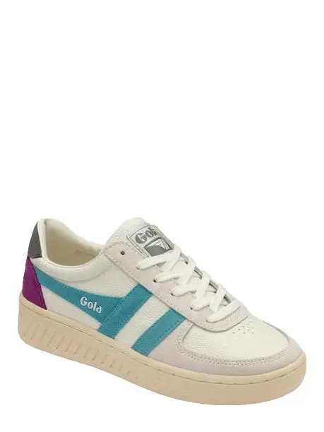 Gola Classics Grandslam Trident Sneaker - White/ocean/ash