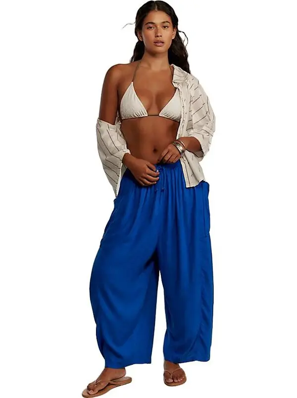 Free People Quinn Pants - Blue Starling