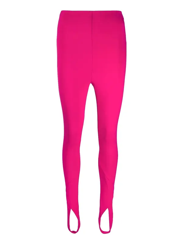 Attico Jamie Cut-out Stirrup Leggings - Pink