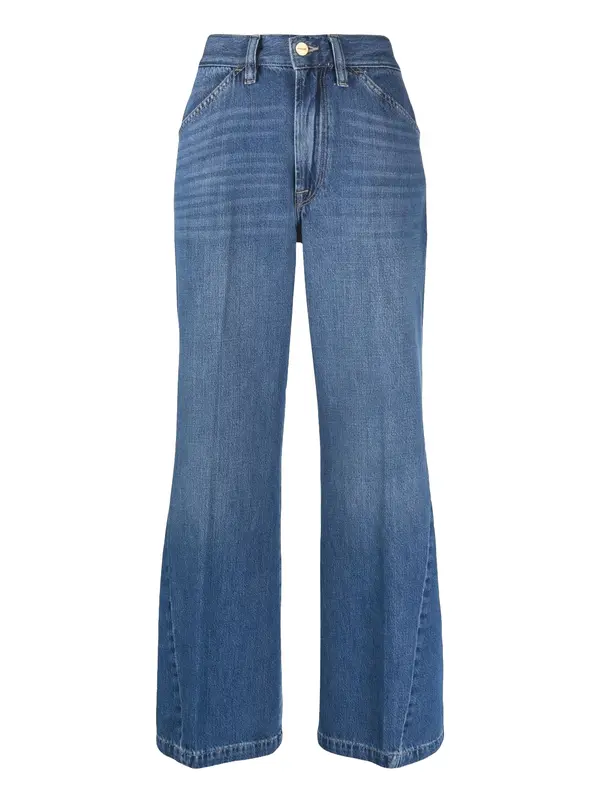 FRAME Le Baggy Wide-leg Jeans - Blue