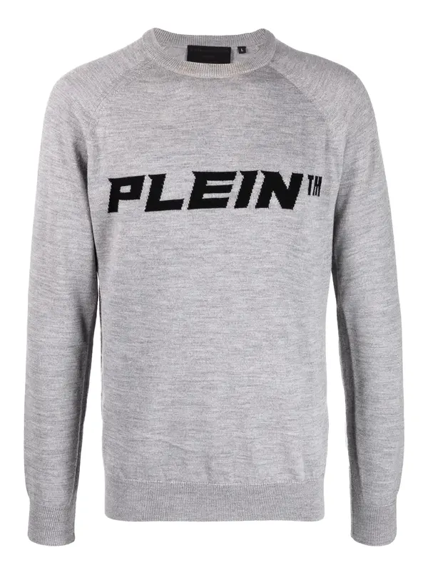 Philipp Plein Logo-print Jumper - Grey