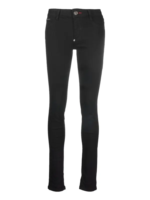 Philipp Plein High-rise Skinny Jeggings - Black